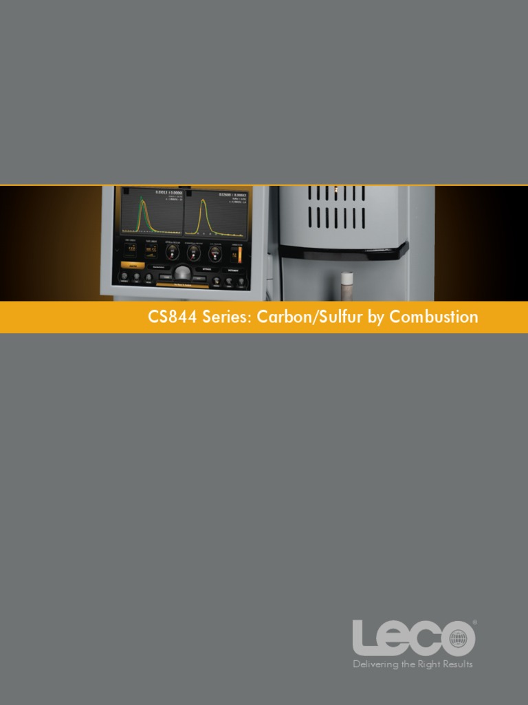CS844 Series: Carbon/Sulfur by Combustion: Delivering The Right Results ...