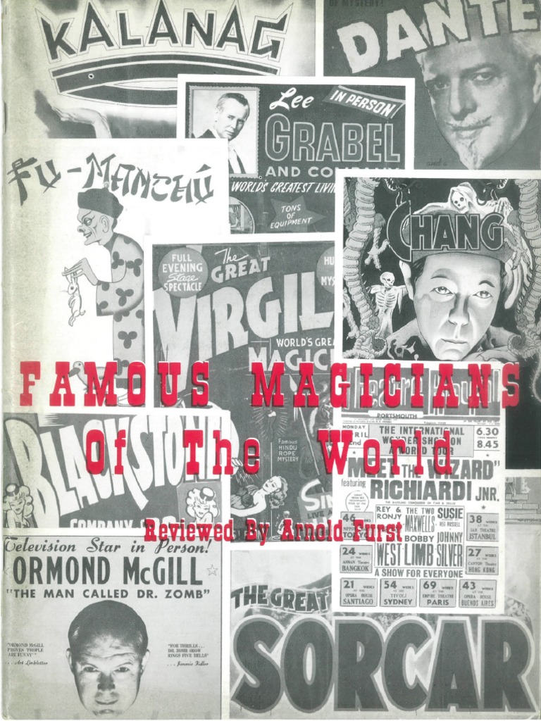Arnold Furst - Famous Magicians of The World | PDF | Magic (Illusion ...