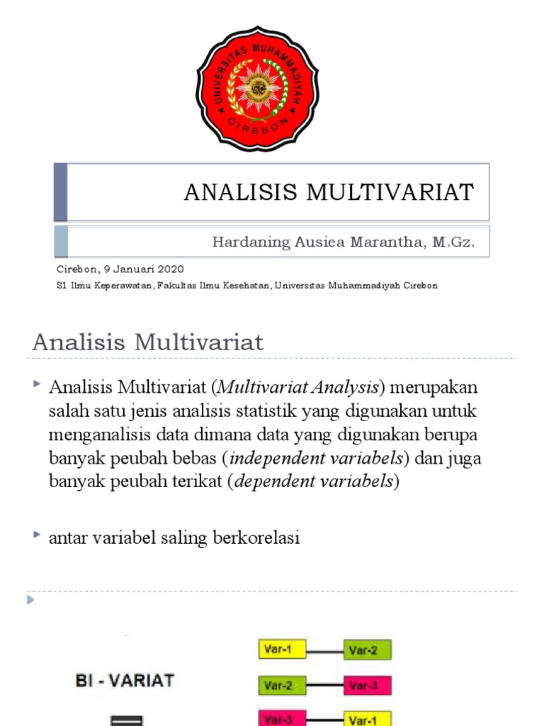 Analisis Multivariat | PDF
