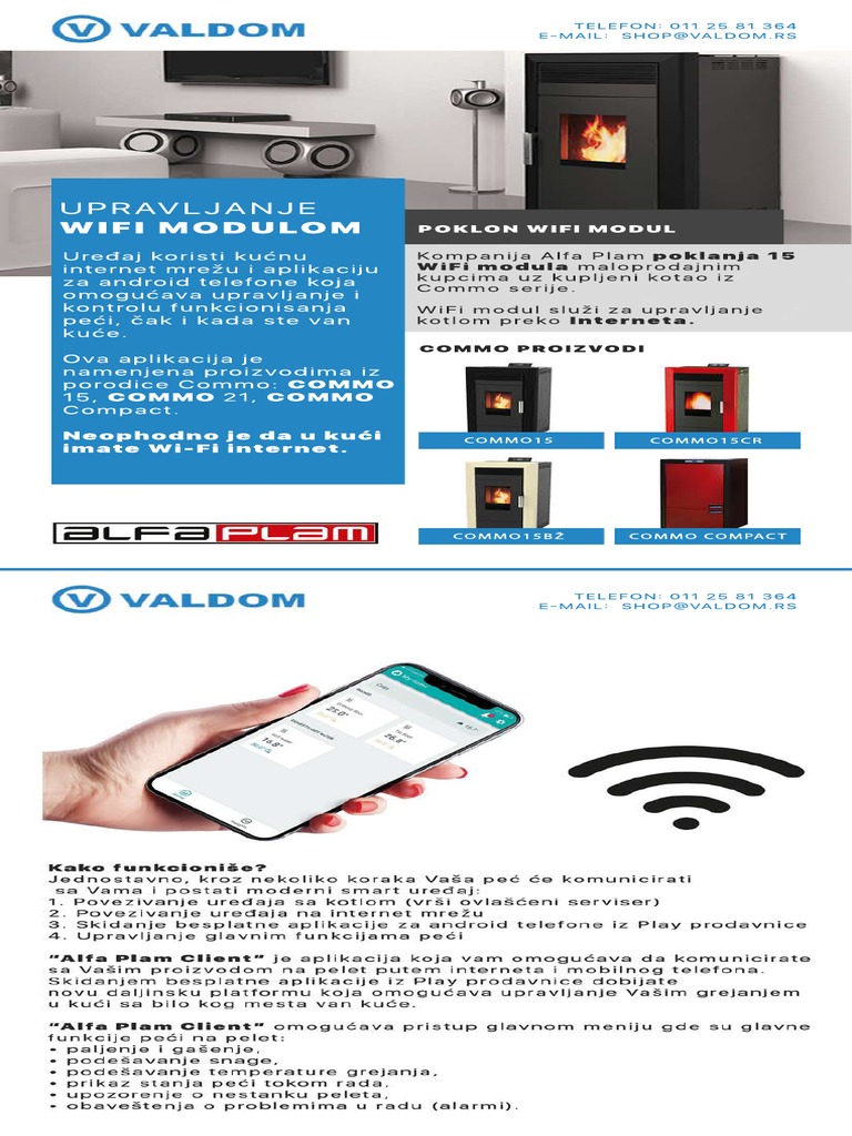 Alfa Plam Akcija Poklon Wifi Modul | PDF