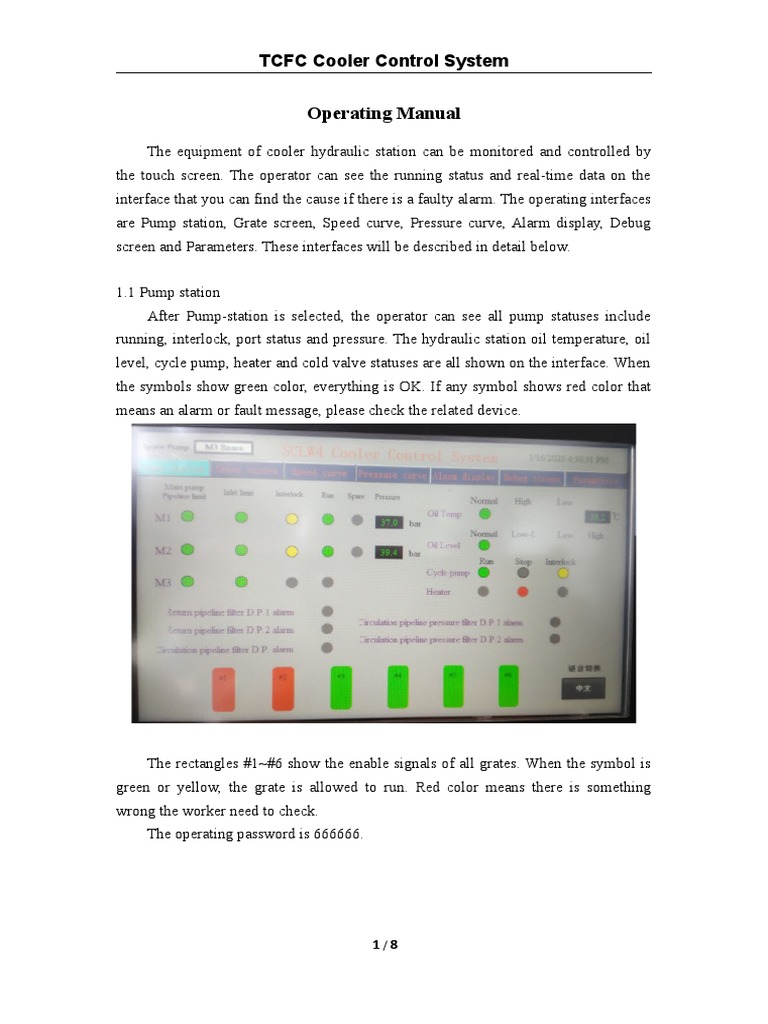 Cooler Touch Manual EN | PDF | Button (Computing) | User Interface
