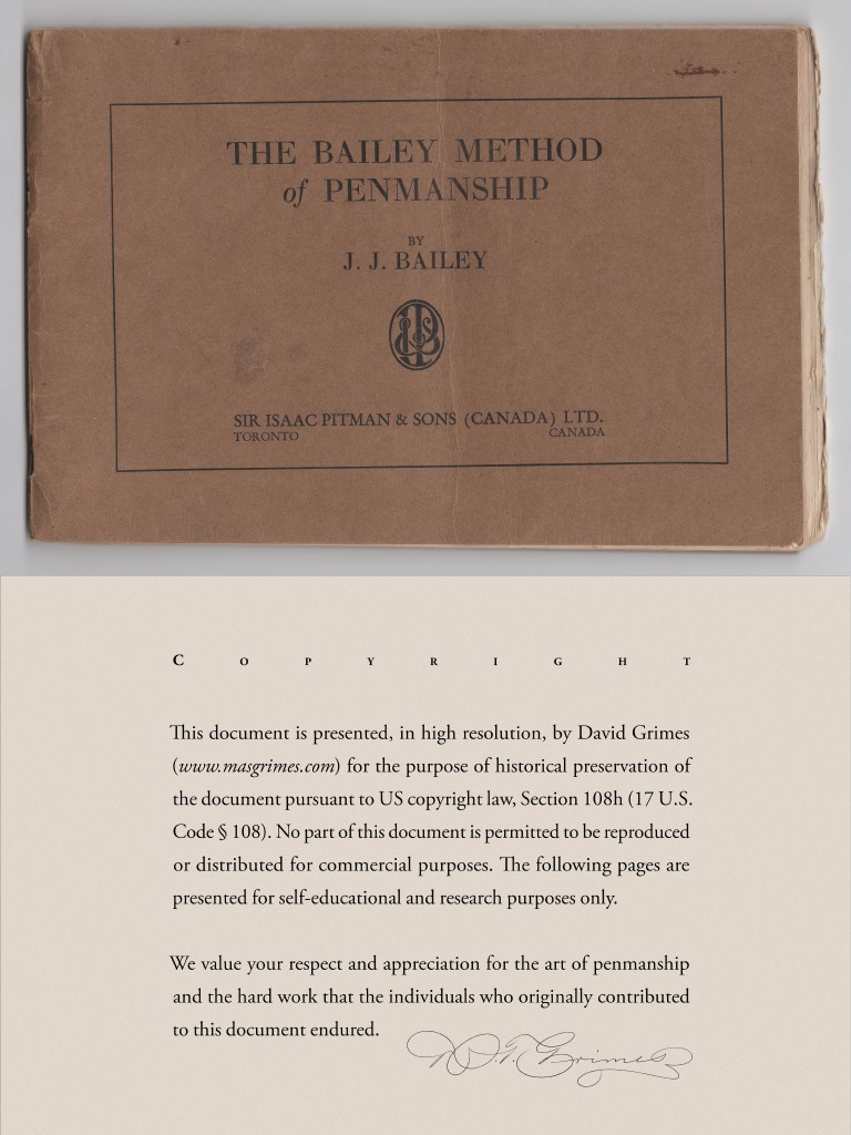 Bailey - Method of Penmanship 1929 | PDF