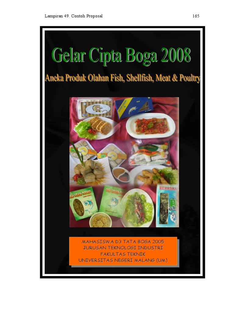 Proposal Cipta Boga 2008 | PDF