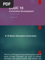 K-12 Curriculum Framework | PDF | Curriculum | Learning