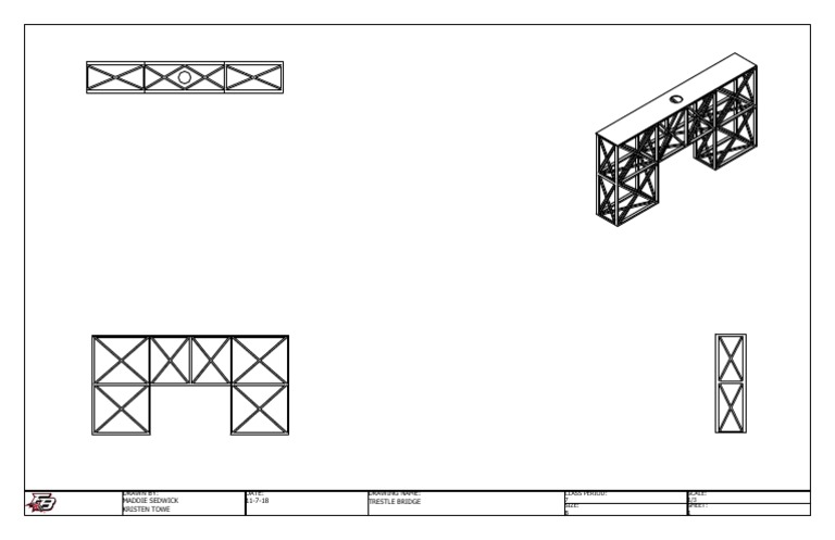 Trestle Bridge Drawing | PDF | Art