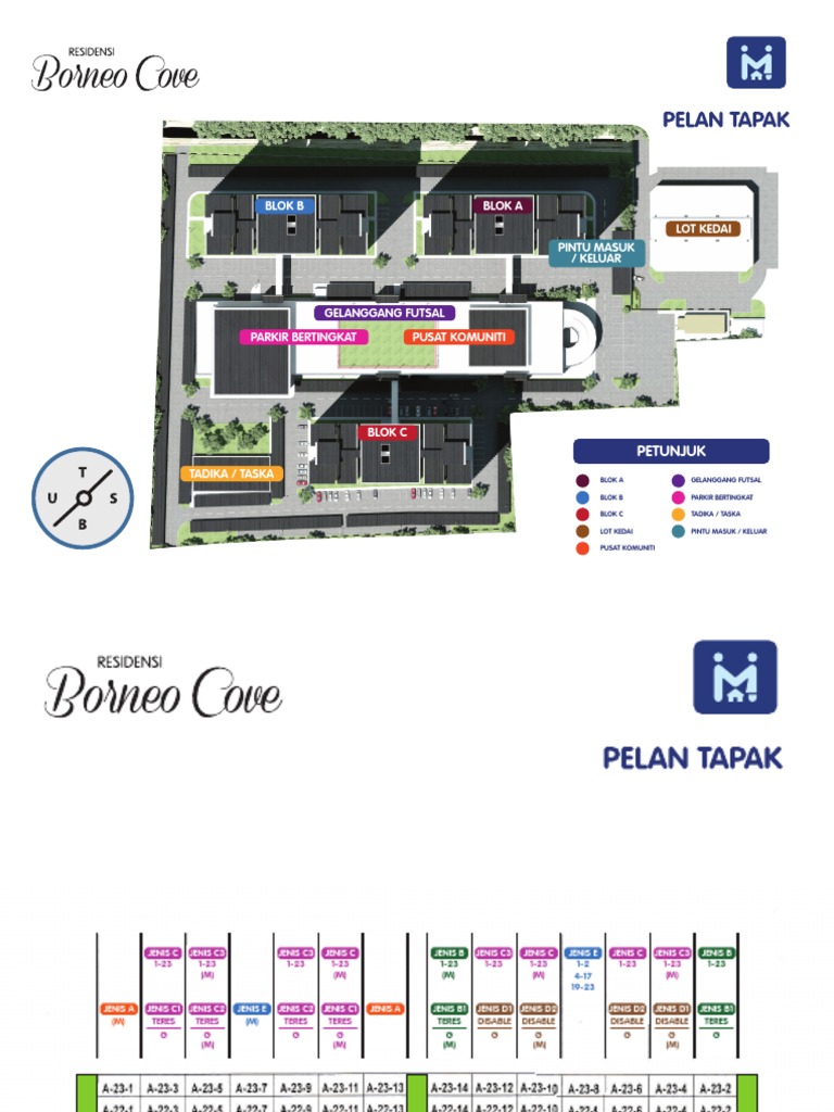 Residensi Borneo Cove Site Plan - Jan 2021 - Compressed | PDF