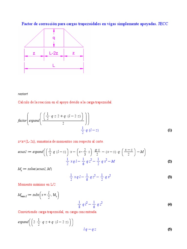 Factor de Correccion para Momentos (Area Aferente Losa) | PDF | Triángulo | Geometría euclidiana