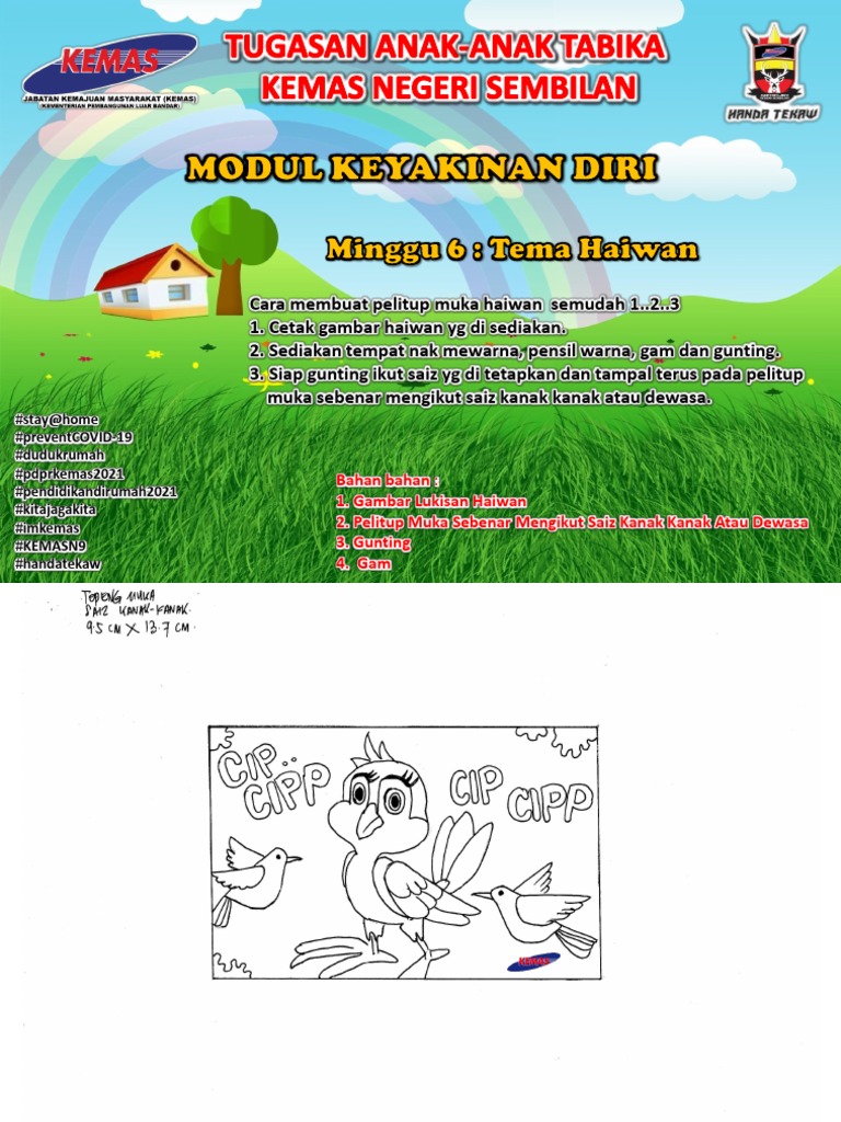 Tugasan PDPR Minggu 6 MKD - Tema Haiwan | PDF
