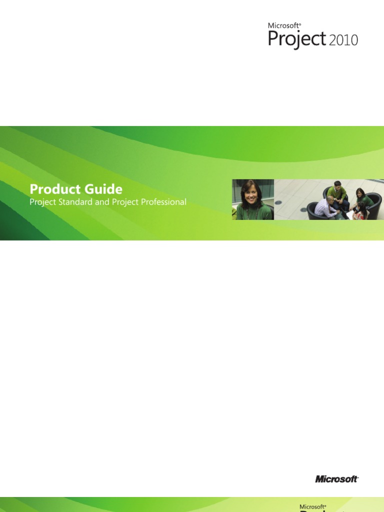 Project Standard and Project Professional 2010 Product Guide | PDF