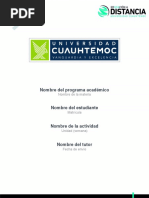 Formato de Trabajos UTEL 1 | PDF