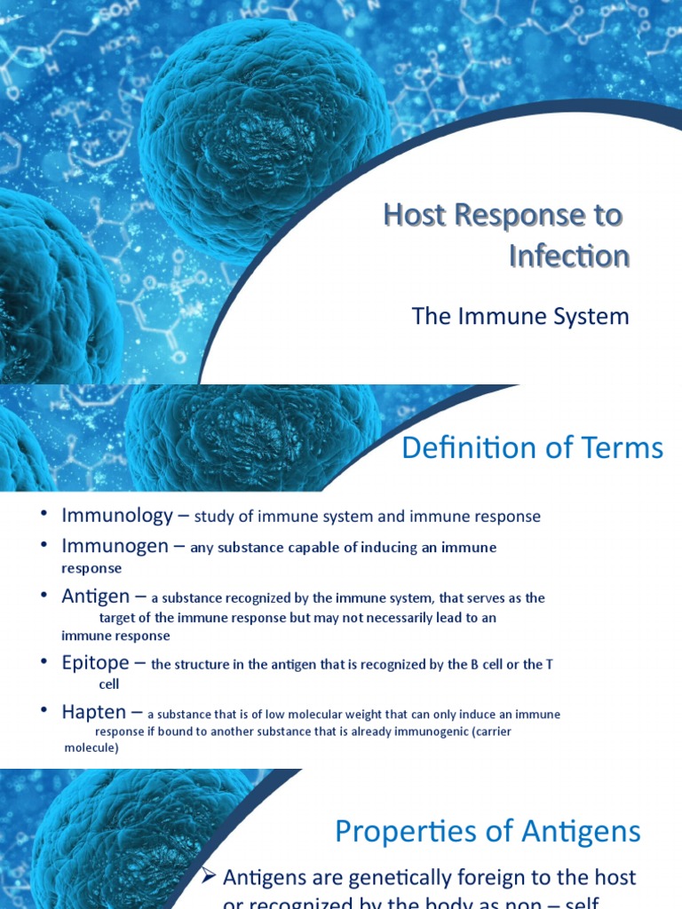 Host Response To Infection | PDF | Vaccines | Innate Immune System