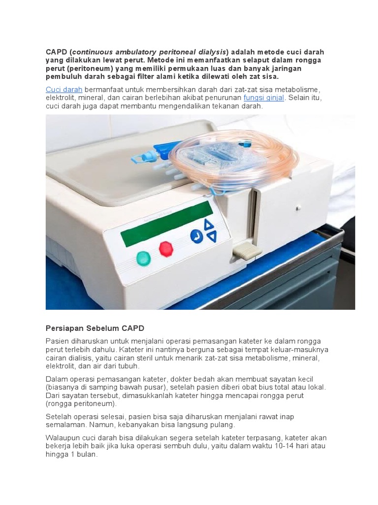 Materi CAPD | PDF | Sains & Matematika