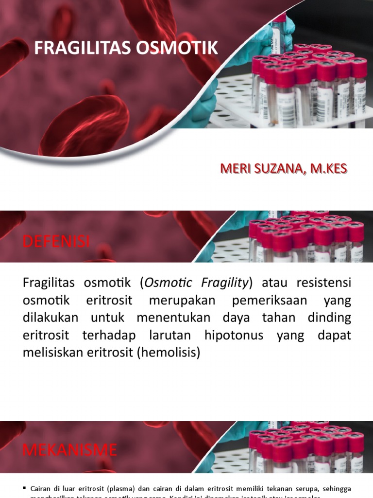 Fragilitas Osmotik | PDF