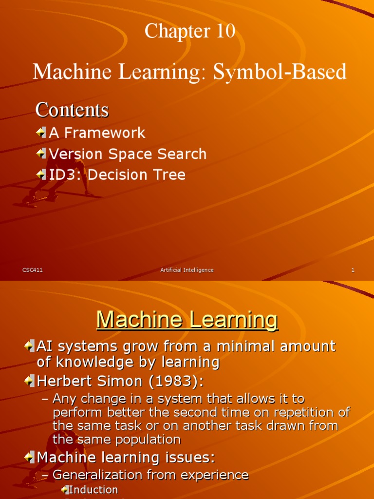 Symbol Based Learning Techniques | PDF | Machine Learning | Artificial ...