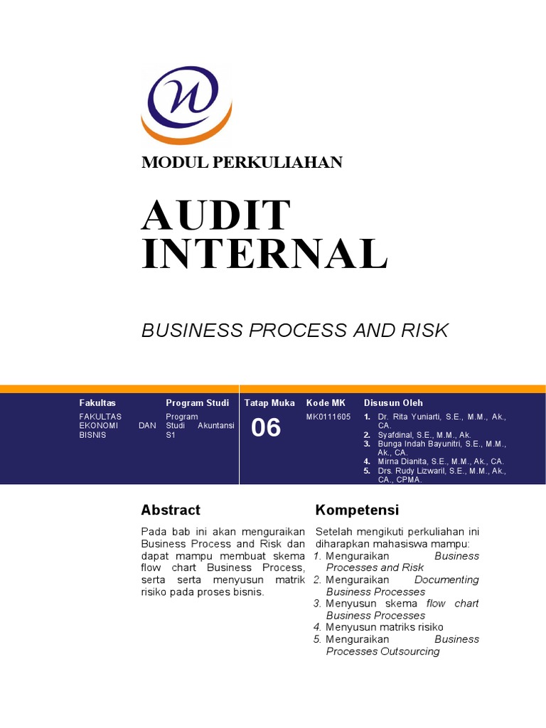 Modul 06 Audit Internal | PDF
