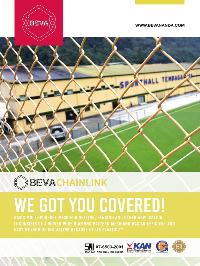 New Brosur Beva Chainlink 2020 Compressed | PDF | Galvanization | Corrosion