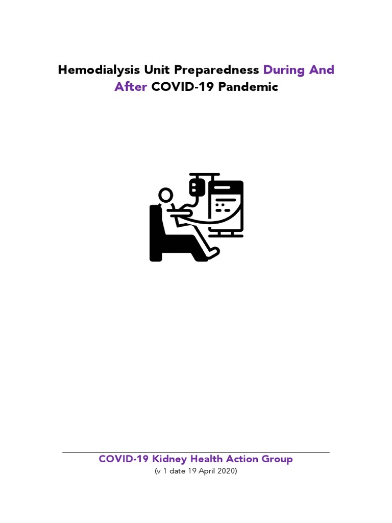 Hemodialysis Preparedness for COVID-19 | PDF | Infection | Microbiology