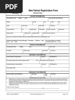 Patient Face Sheet Template | PDF | Physical Therapy | Surgery