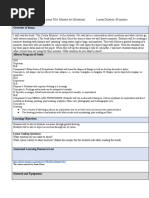 The Colour Monster - Lesson Plan | PDF | Lesson Plan | Emotions