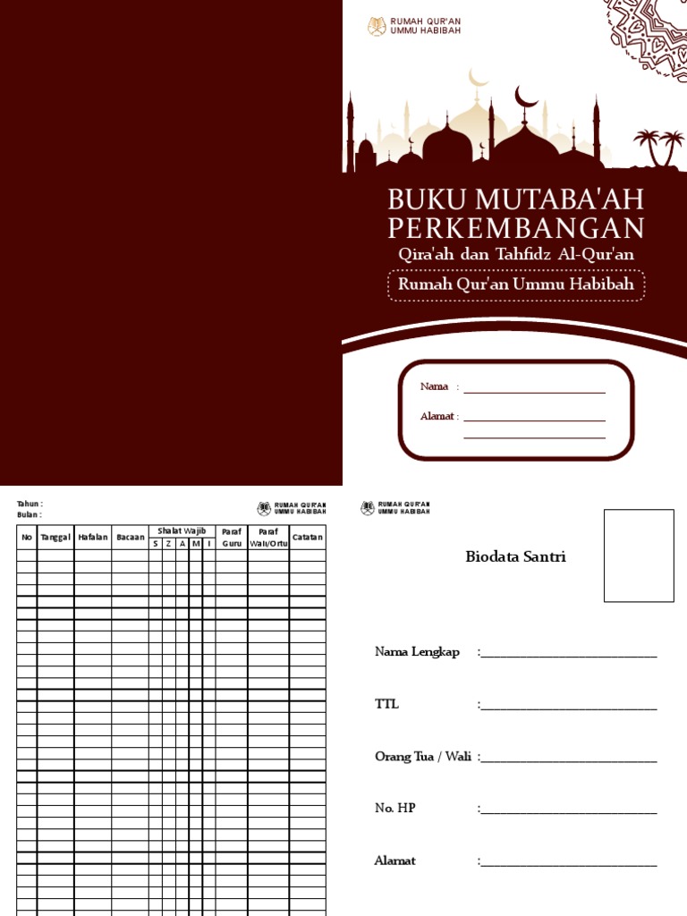 Buku Mutabaah | PDF