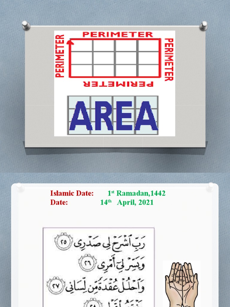 Area and Perimeter Review | PDF | Area | Length