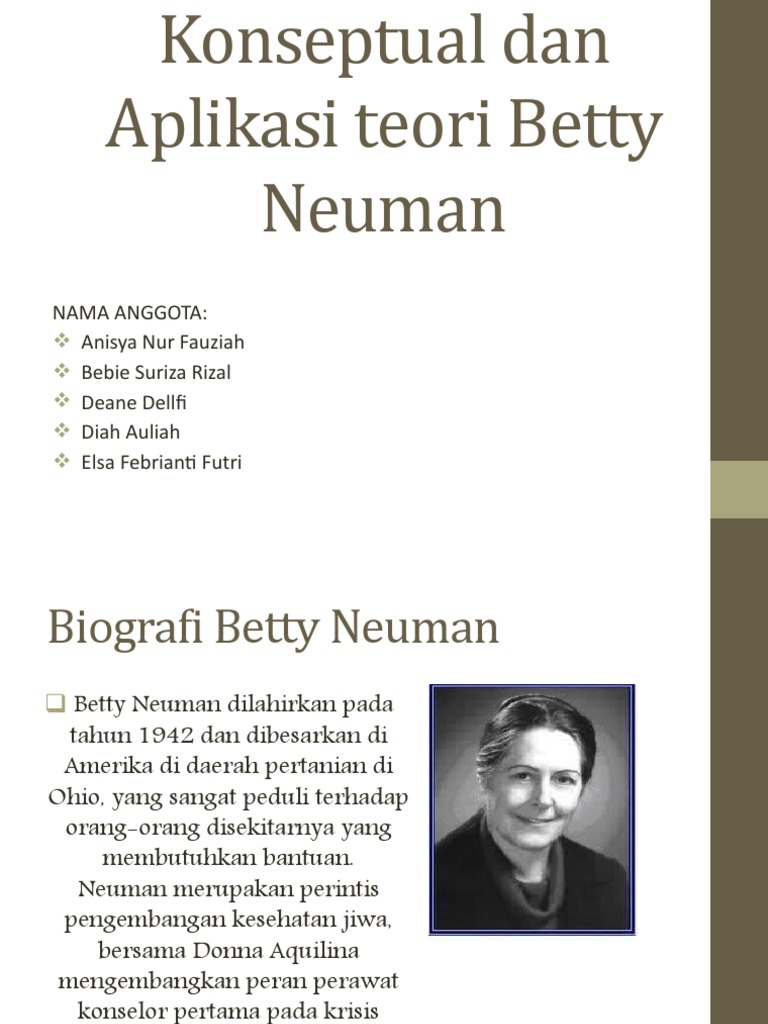 Teori Betty Neuman | PDF