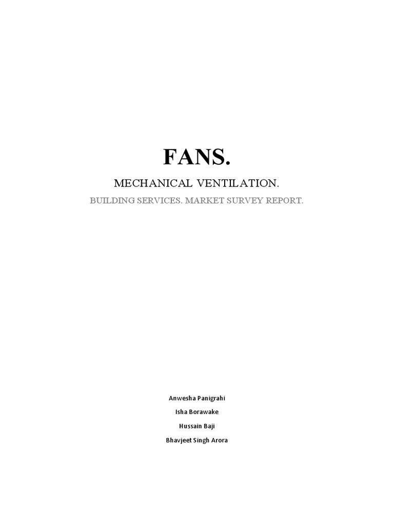 Mechanical Ventilation Systems Overview | PDF | Ventilation ...