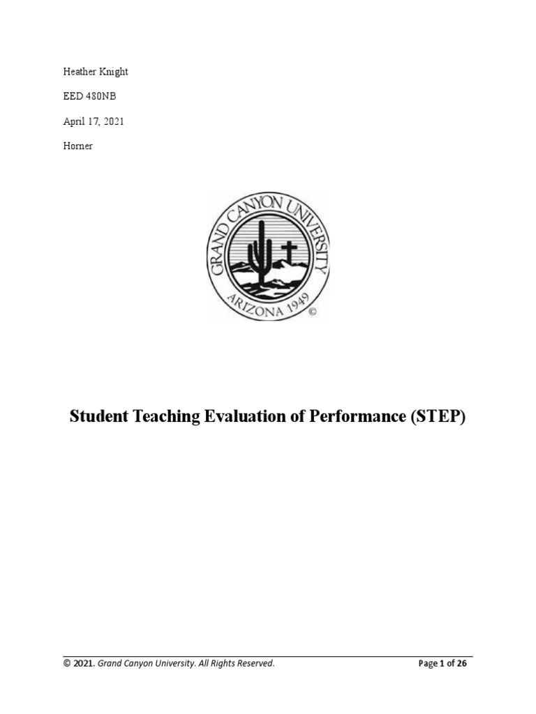 Step Template 1-7 Complete | PDF | Educational Assessment | Learning