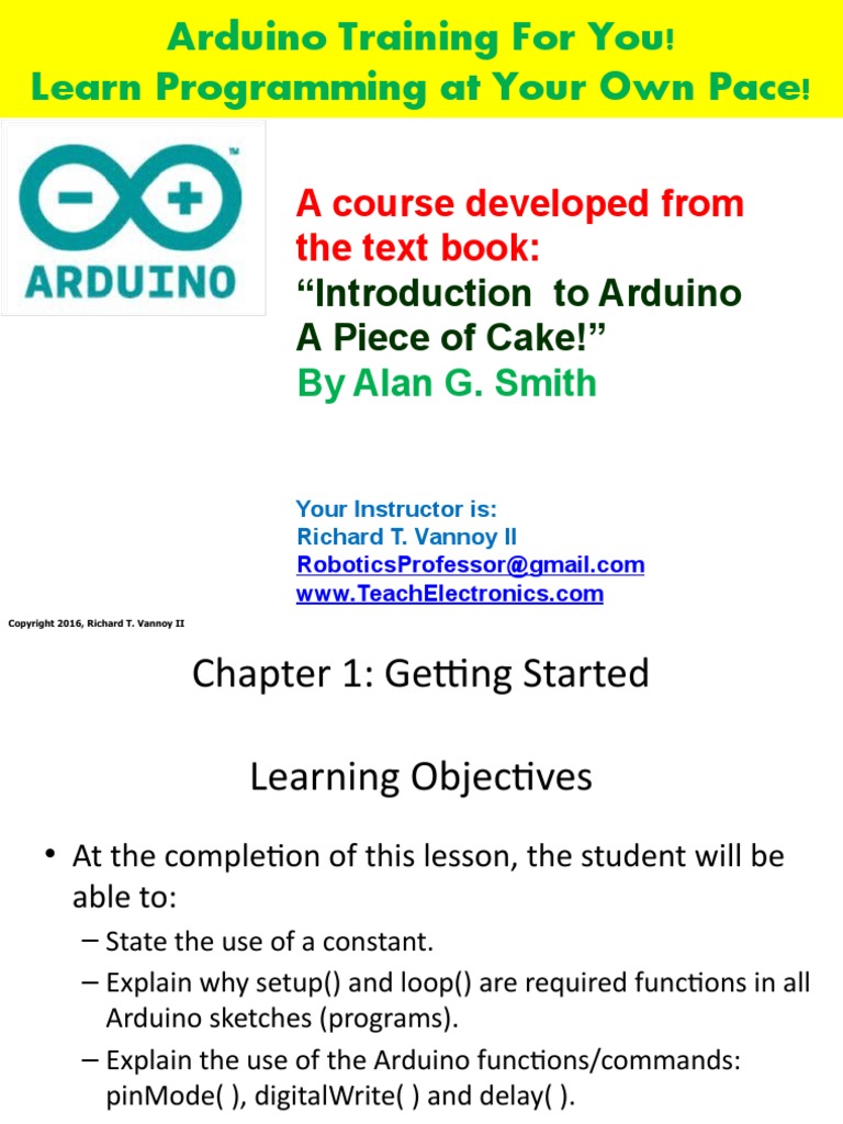 Arduino For Beginners, Chapter 1 | PDF | Software Engineering ... Arduino For Beginners, Chapter 1 | PDF | Software Engineering ...