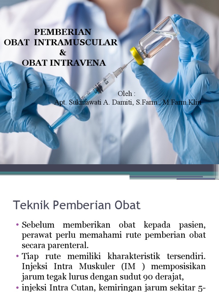 Pemberian Injeksi Im Dan Iv | PDF | Kesehatan Holistik