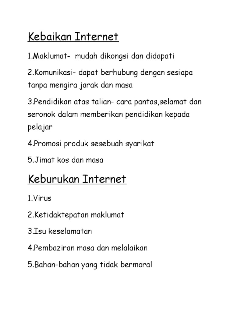 Kebaikan Internet Ab | PDF