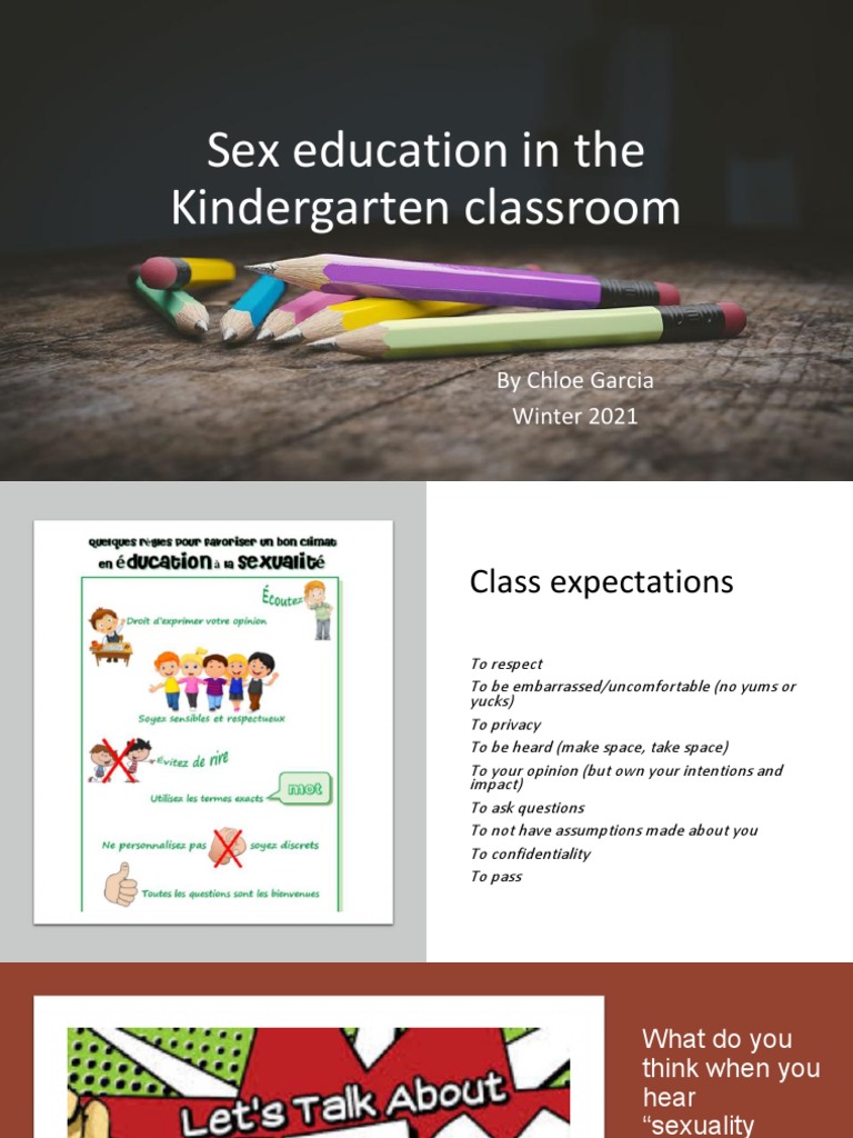 Kindergarten Sex Education Strategies | PDF | Sex Education | Kindergarten