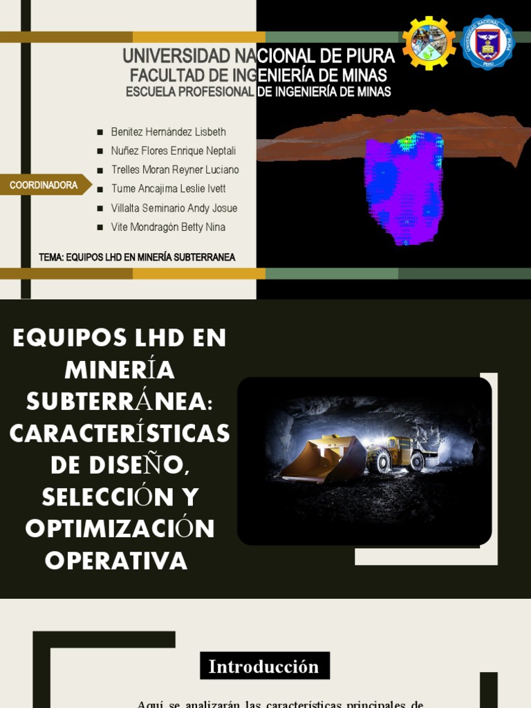Equipos LHD en Minería Subterránea | PDF | Minería | Neumático