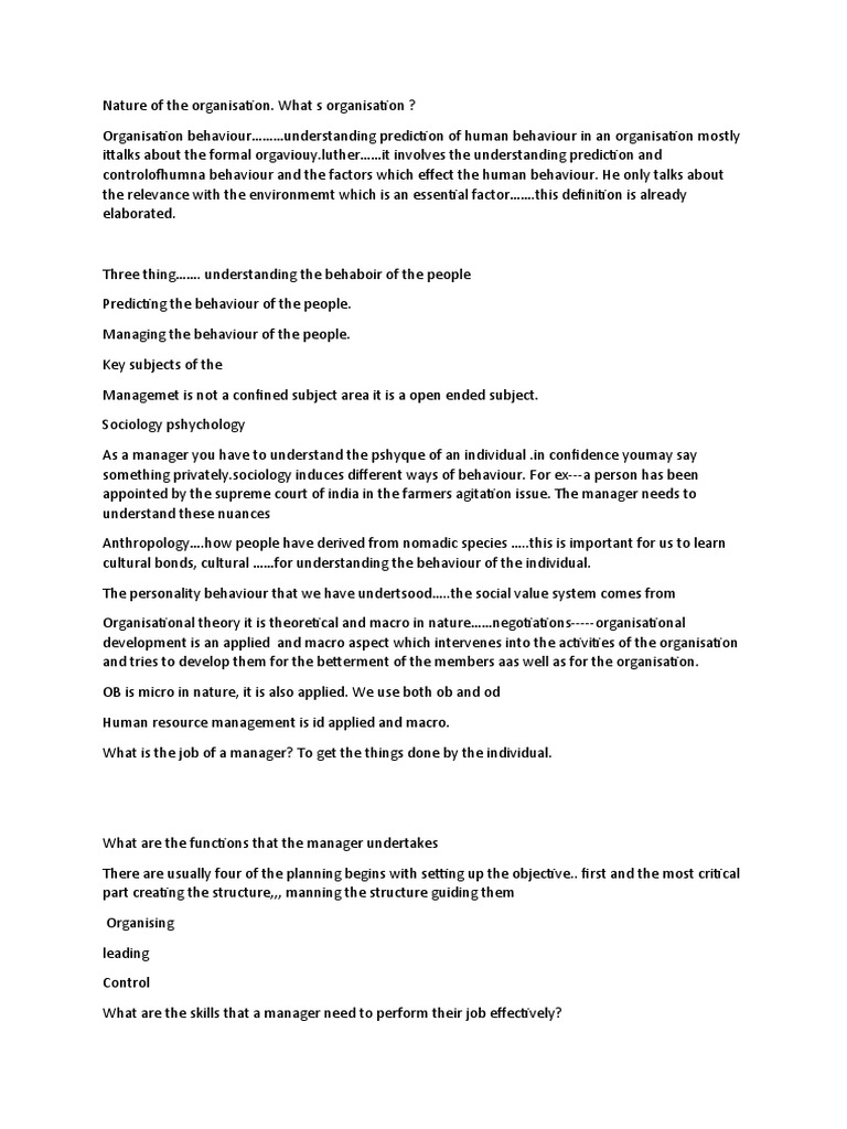 Understanding human behaviour in organisations | PDF | Bias | Attitude (Psychology)