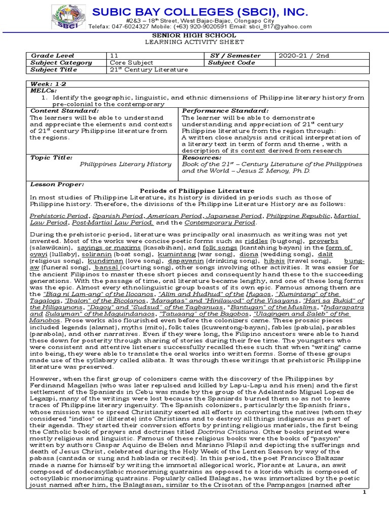 Grade Level Sy / Semester Subject Category Subject Code Subject Title ...