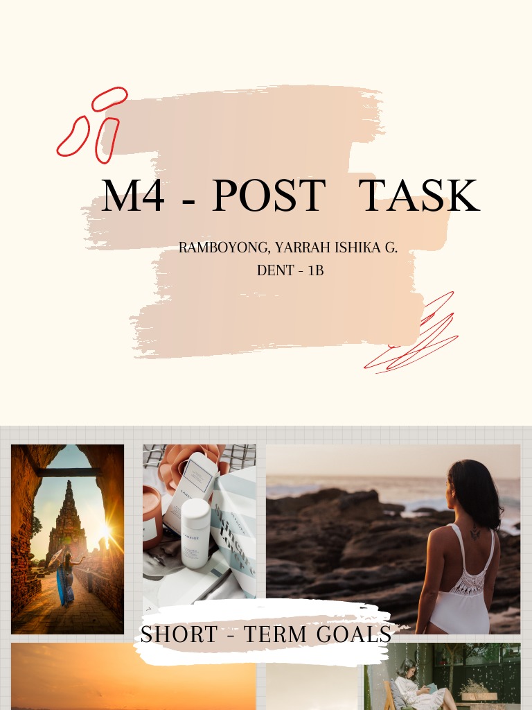 M4 - Post Task: Ramboyong, Yarrah Ishika G. Dent - 1B | PDF | Dentistry | Human Nature