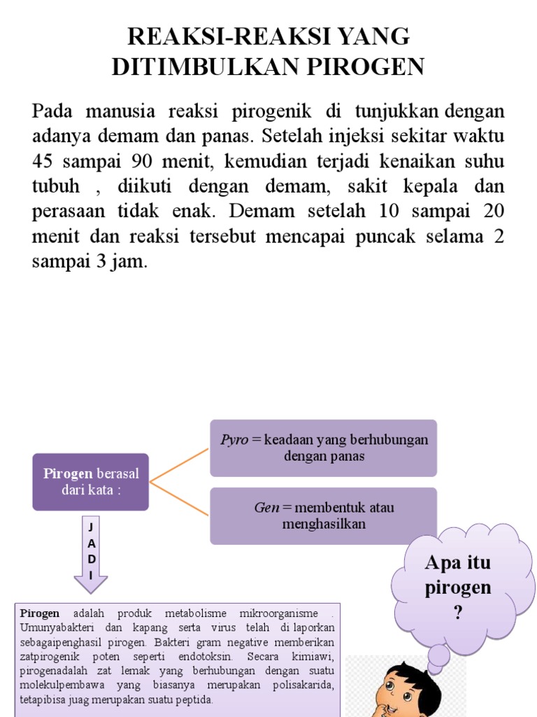 Reaksi-Reaksi Yang Ditimbulkan Pirogen | PDF