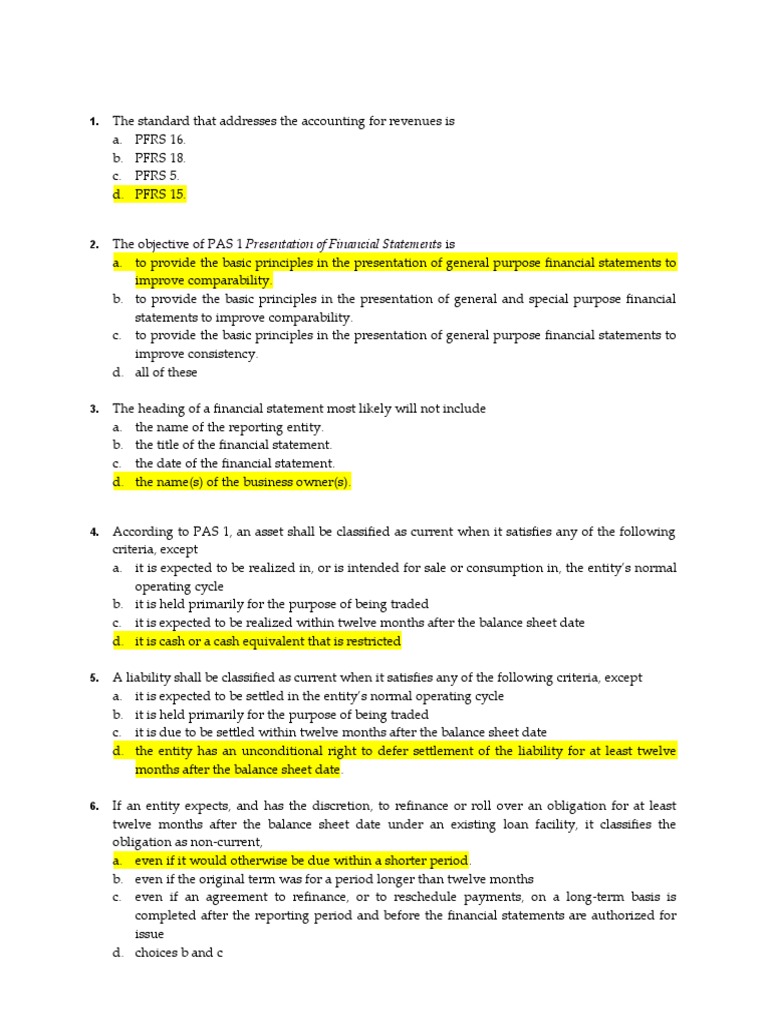 Test Bank 1 - Ia 3 | PDF | Going Concern | Retained Earnings