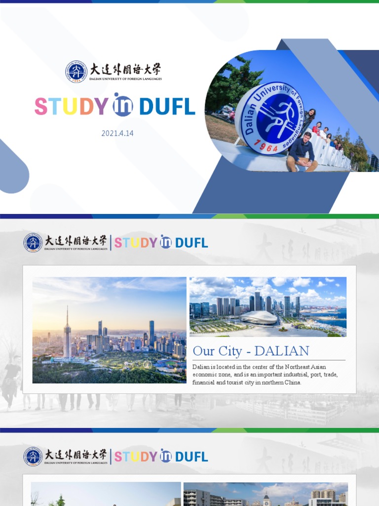Dalian University Of Foreign Languages Pdf International Student