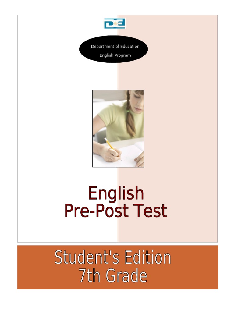 7th Grade Pre-Post Test Student's Edition | PDF | Rhinoceros ...