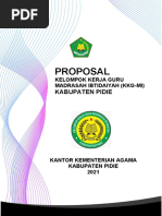 Contoh Program Kerja KKG Mi | PDF