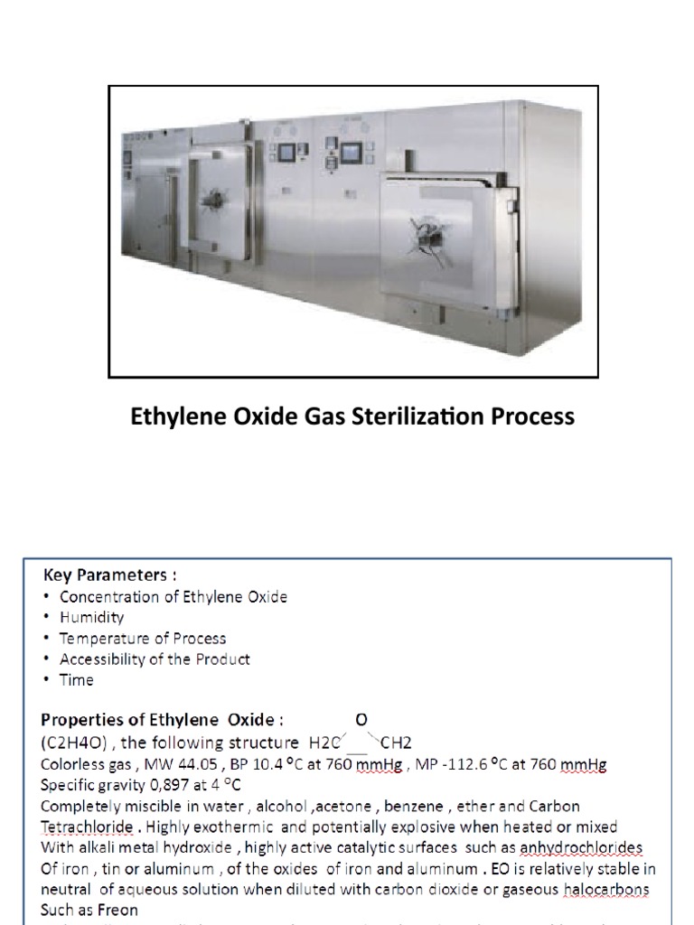 EOG Sterilizer | PDF | Sterilization (Microbiology) | Humidity