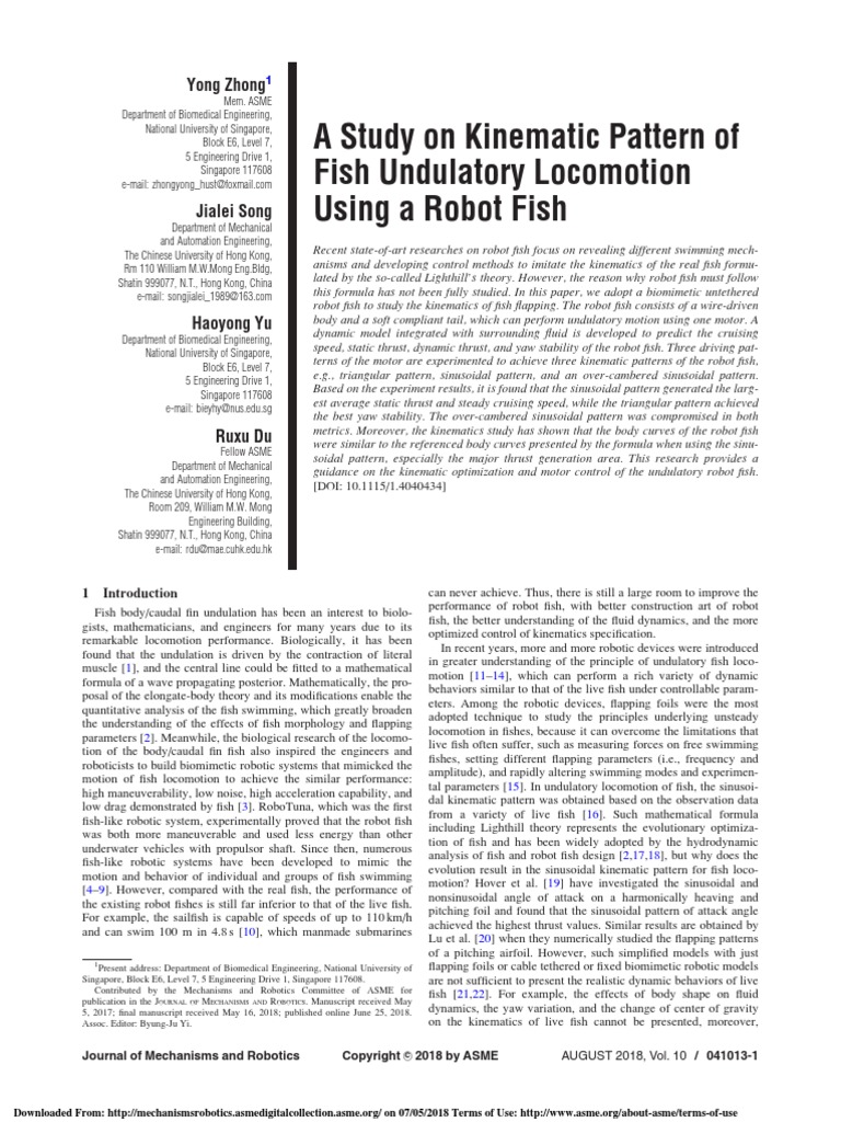 Zhong-Etal A Study On Kinematic Pattern of Fish Undulatory Locomotion ...