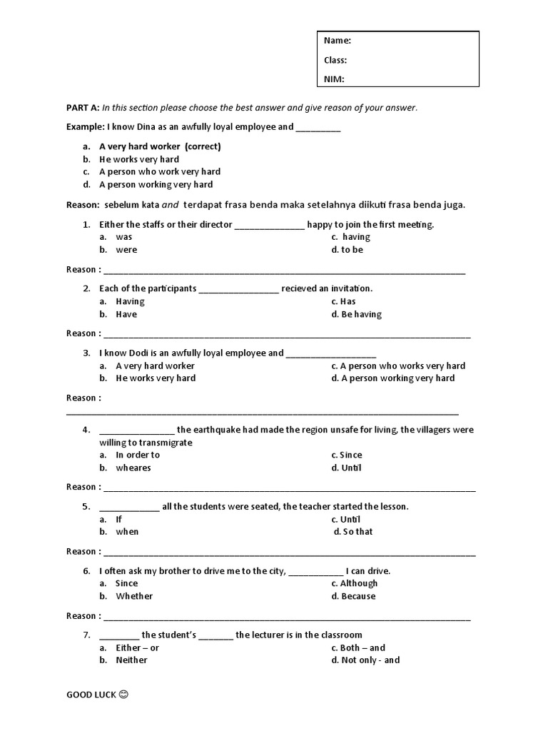 Structure Worksheet 02 | PDF | Entertainment (General)