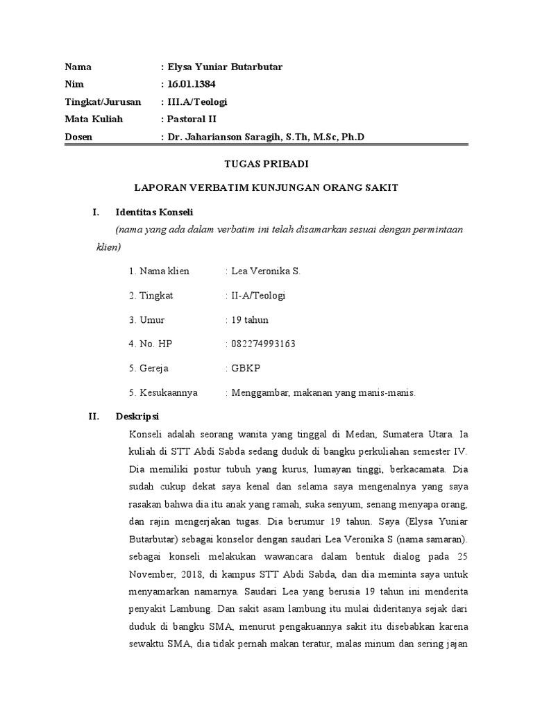 Verbatim | PDF | Gaya Hidup