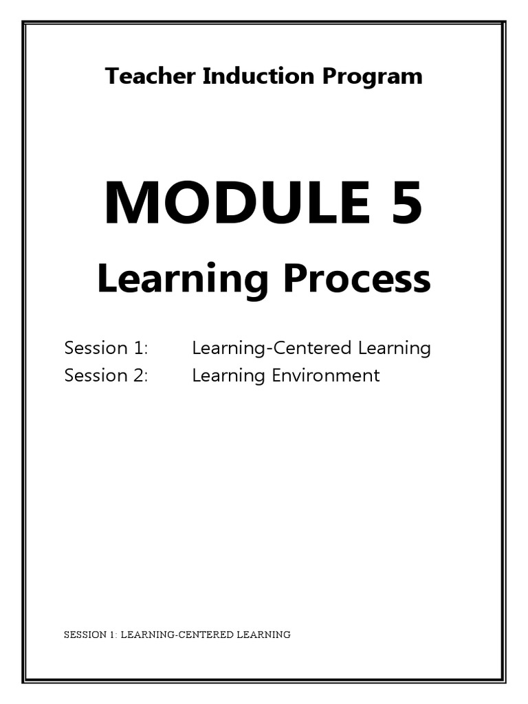 Tip Module 5 | PDF | Education Theory | Teachers Tip Module 5 | PDF | Education Theory | Teachers