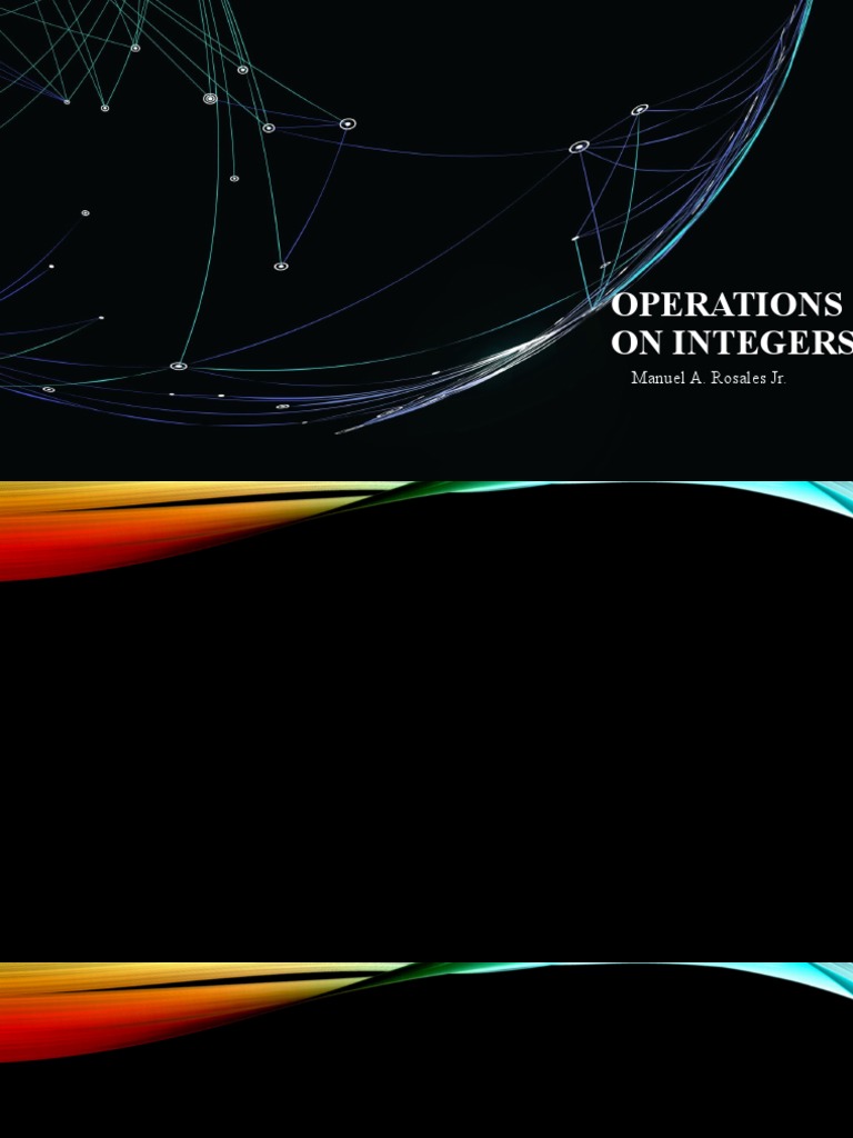 Understanding Integer Operations | PDF | Teaching Methods & Materials