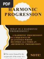 Harmonic Progressions | PDF | Sequence | Analysis