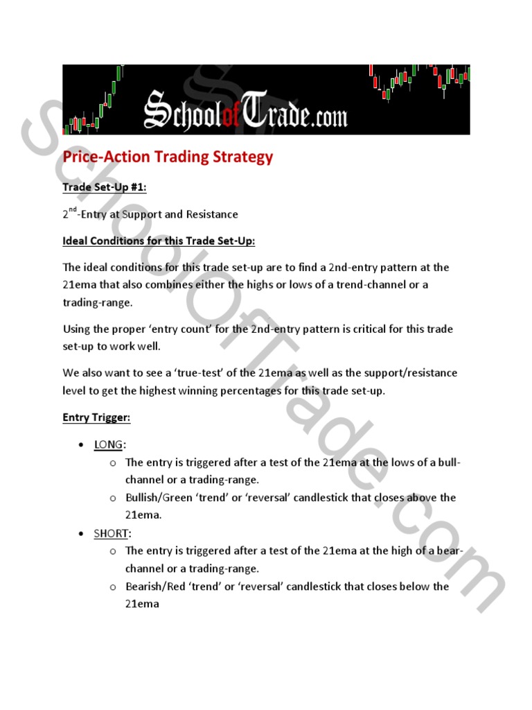 10 Trade SetUp 1 2nd Entry at SR | PDF | Market Trend | Financial Economics