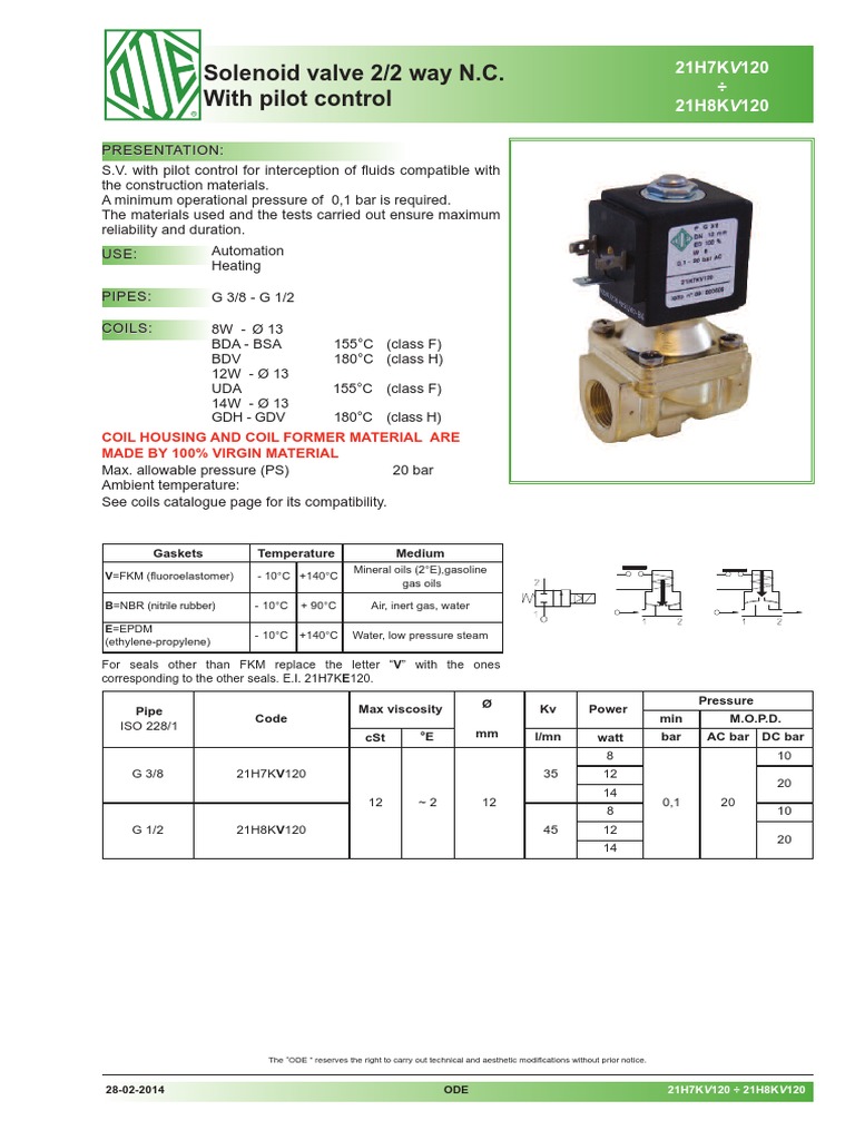 24 V DC Solenoid Valve | PDF | Pipe (Fluid Conveyance) | Mechanical Engineering